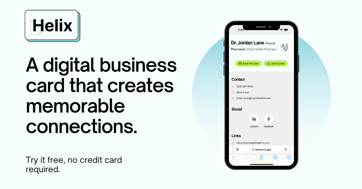 Helix - A Digital Business Card